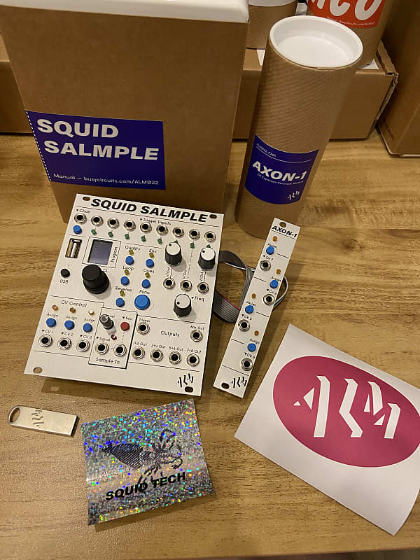 ALM/Busy Circuits Squid Salmple with Axon 1 Expander | Reverb