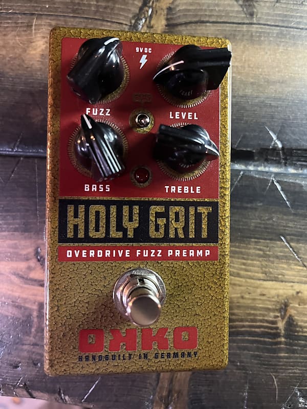 OKKO Holy Grit Overdrive Fuzz Preamp - Gold | Reverb
