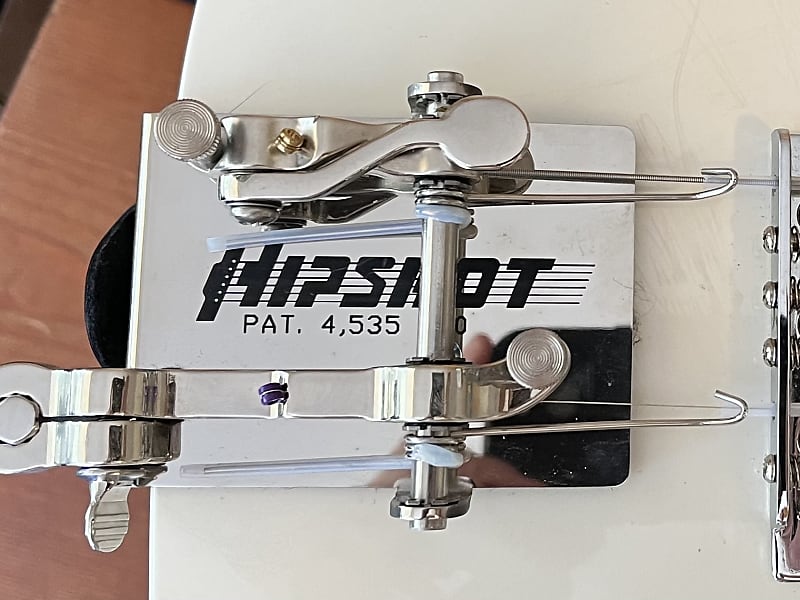 Hipshot B bender + Drop D palm lever / and Ibanez Gio (white) | Reverb