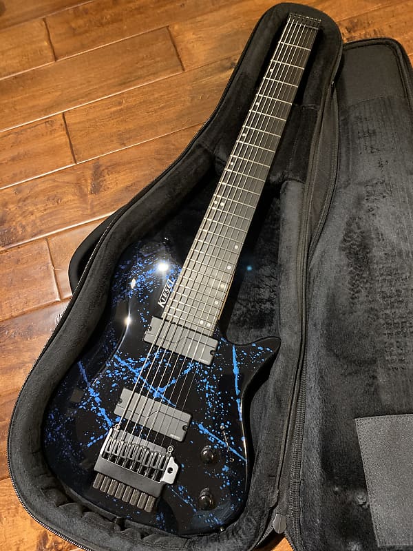 Kiesel Zeus Z8X 2019 Blue Purple Color Shift Splatter | Reverb UK