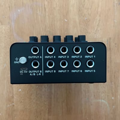 MouKey Audio Mixer Line Mixer 8-Stereo Ultra, Low Noise | Reverb