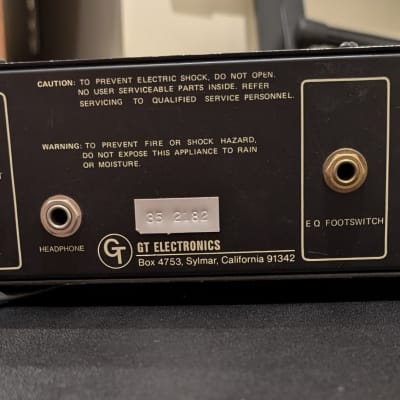 GT Electronics Studio Series Tube Preamp for Bass mid-80's | Reverb