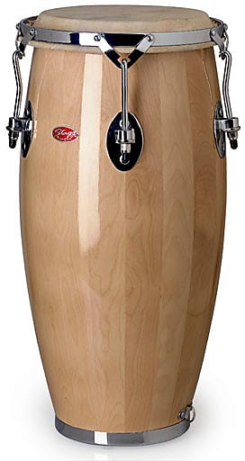 STAGG 9" Lacquered Portable Conga With Natural Wood Body Plus | Reverb