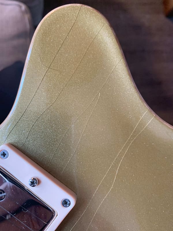 Grosh Set Neck - Goldtop | Reverb