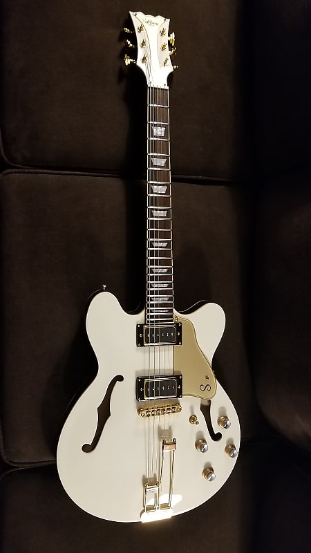 Sublime Guitars Chieftain Deluxe 2018 Tuxedo White | Reverb