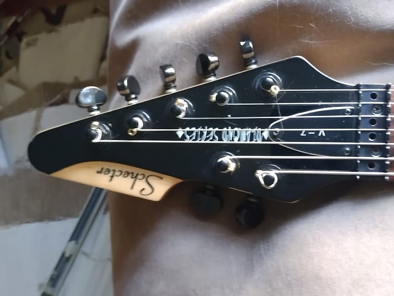 Schecter V-7 FR Vintage Original Diamond series Cool | Reverb