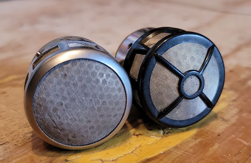 Vintage Pair of Microphone Capsules 1960's - 1970's | Reverb