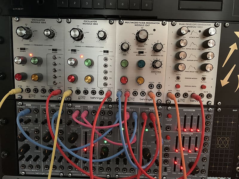 Behringer 2500 Eurorack Module Bundle (4 units : 2x 1004 VCO, | Reverb