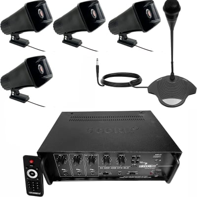 5Core Intercom Paging System w/ 40W Amplifier, 1x Microphone | Reverb