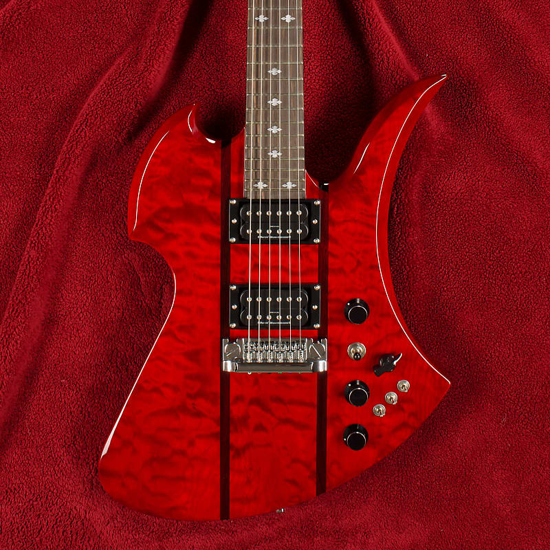 B.C. Rich Mockingbird Legacy STQ with Quad Bridge Trans Red | Reverb