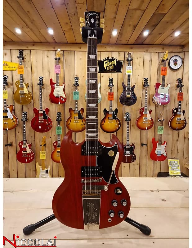 GIBSON SG Standard '61 Maestro Vibrola Faded Vintage | Reverb UK
