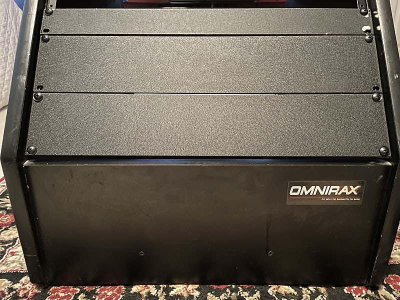 Omnirax E146 Mid-90’s - 14 Space Black Slanted Rack | Reverb