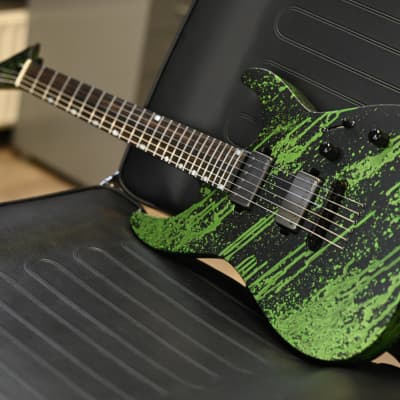 ESP USA M-II NTB NT EMG - Alien Blood Splatter | Reverb
