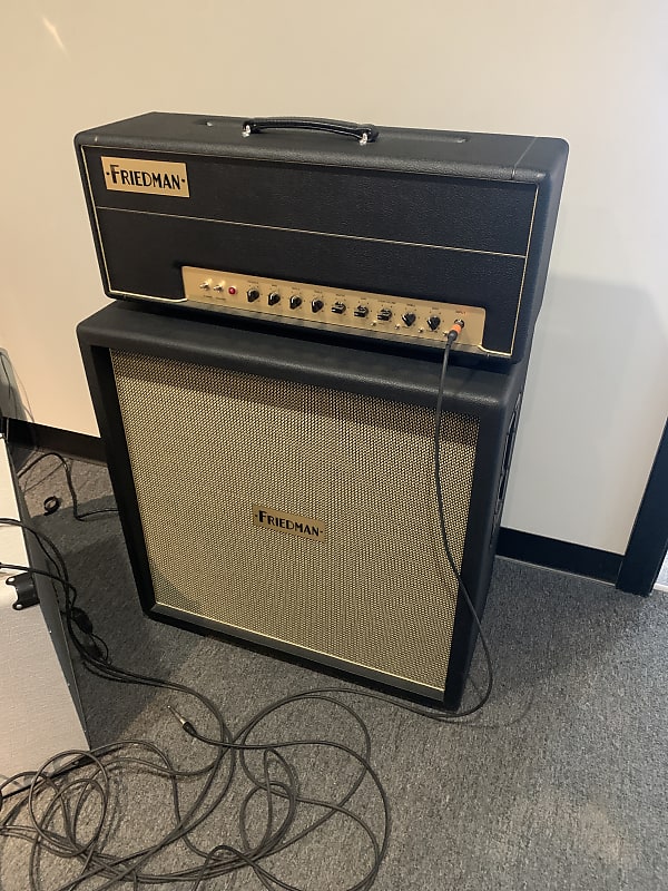 Friedman Brown Eye BE100 Tube Guitar Amp Head with Cabinet | Reverb