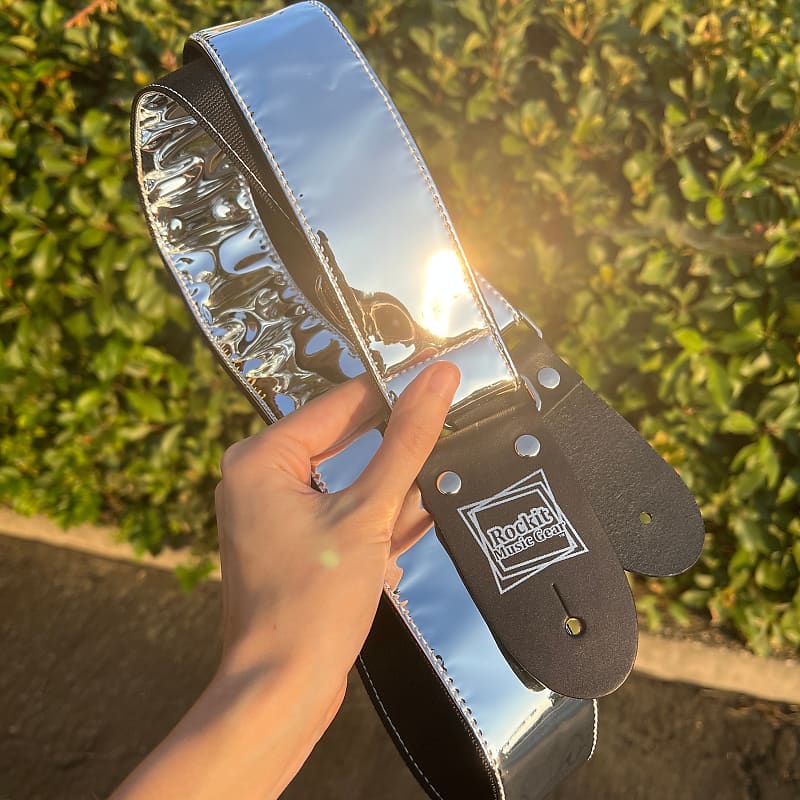 Chrome Guitar Strap | Reverb