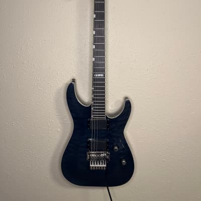 ESP LTD M-400 2007 Black w/ ESP hard case Arrow Inlay | Reverb