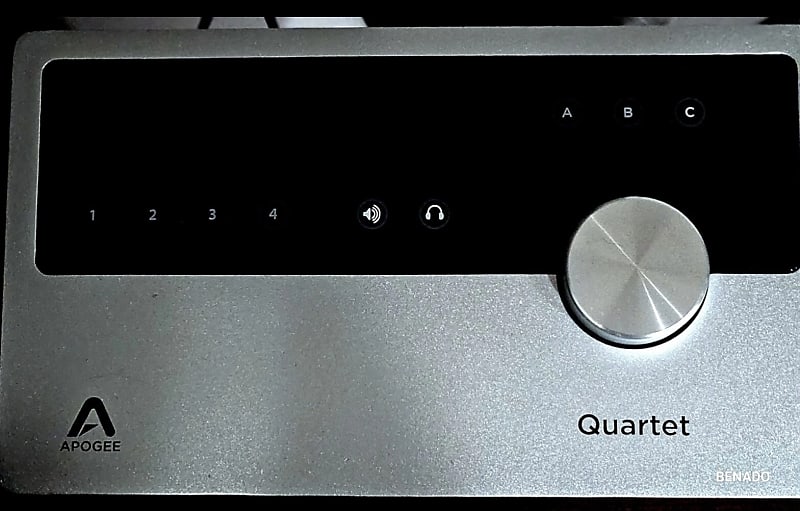 Apogee Quartet USB Audio Interface 2010s - Silver | Reverb