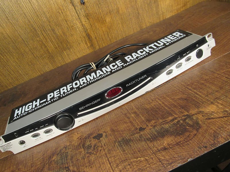 Behringer BTR-2000 Rack Tuner With LED Lights | Reverb