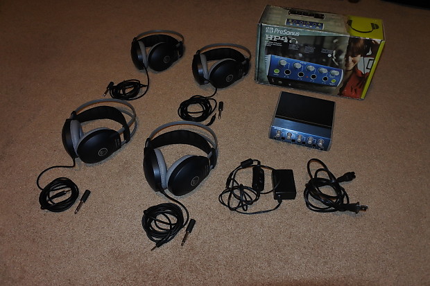 Presonus HP4 Headphone Amp/Controller and Four AKG | Reverb Australia