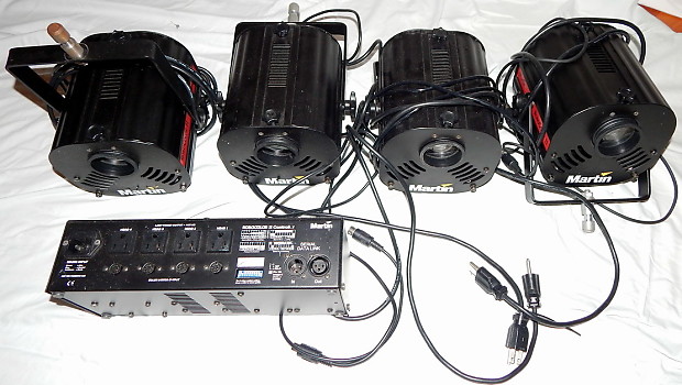 Martin Robocolor II dj club event lights set of 4 with | Reverb