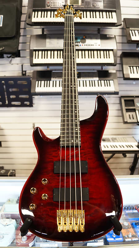 AIO Wolf KTB-5 Left-Handed 5 String Bass! | Reverb