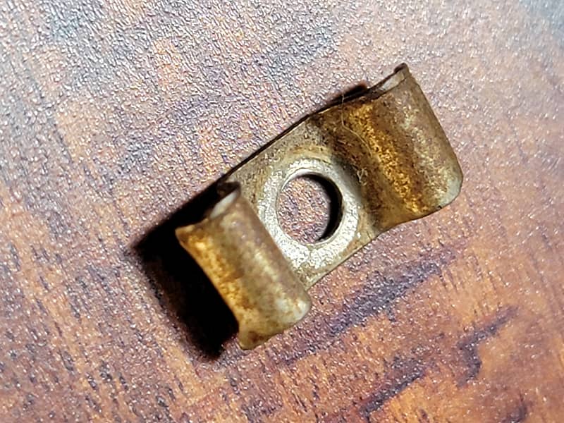 Vintage 1950's 1960's Fender Stratocaster string tree | Reverb