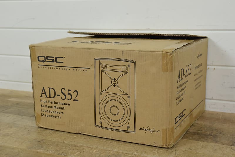 QSC AD-S52 AcousticDesign 5.25" 2 Way Loudspeaker (PAIR) | Reverb