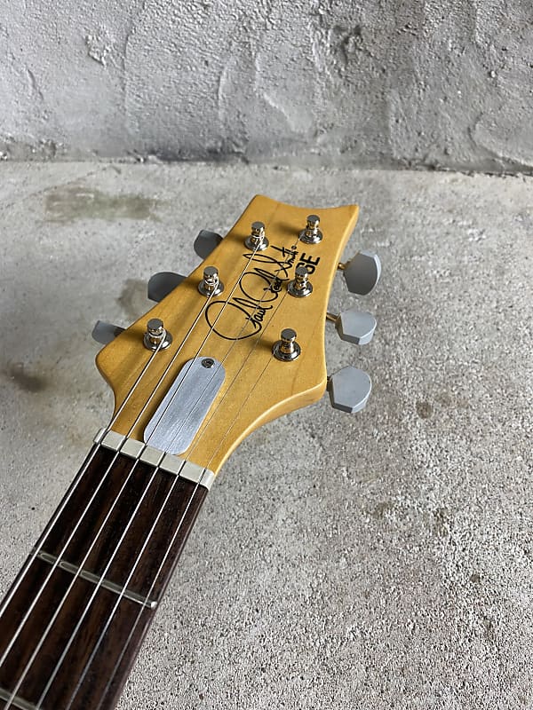 Prs silver sky se truss rod cover Brushed aluminum | Reverb