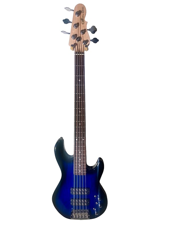 G&L Electric 5-String Bass L-2500 - Blue Burst | Reverb