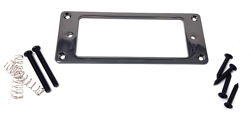 Brio 2 x Black Mini Humbucker Pickup Rings for Gibson | Reverb