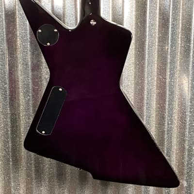 Westcreek Revenge Explorer Flame Transparent Purple Burst | Reverb