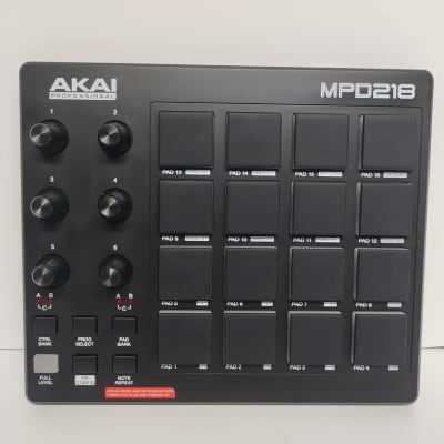 Akai MPD218 - USB MIDI Controller with MPC Drum Pads 2020's - | Reverb