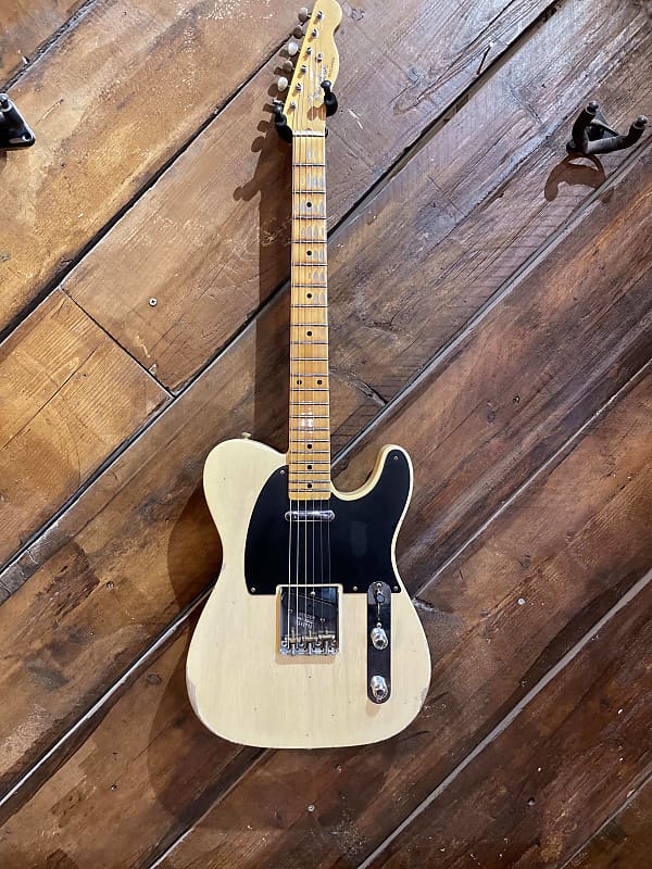 Fender Custom Shop '54 Telecaster, Faded Nocaster Blonde | Reverb