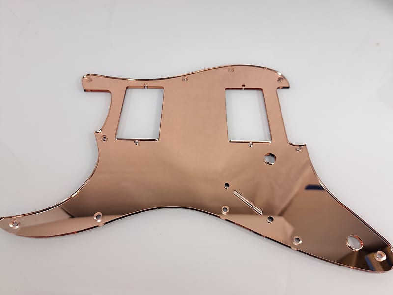 Lefty left handed Rose Gold Acrylic Strat Stratocaster 11 | Reverb