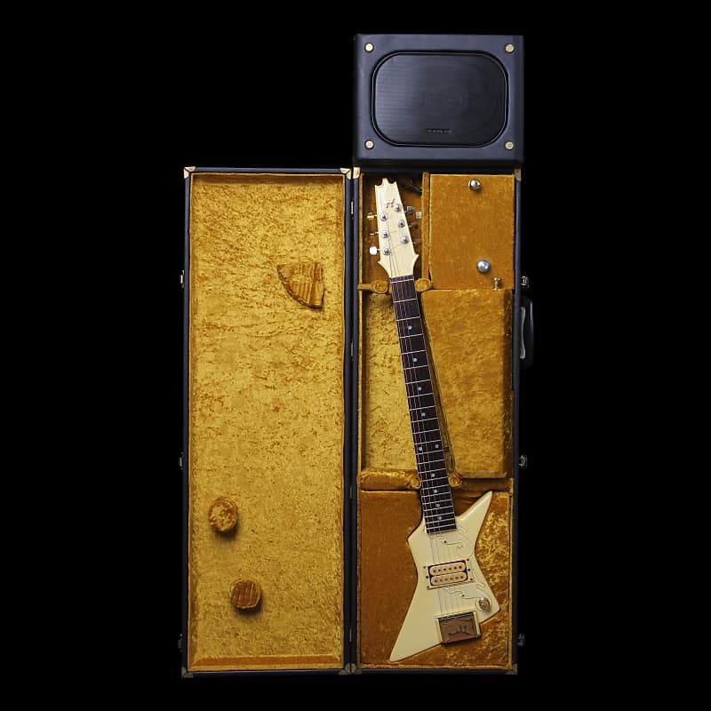 One-of-a-kind FLITE Lightning Bolt Ivory + Custom Made | Reverb