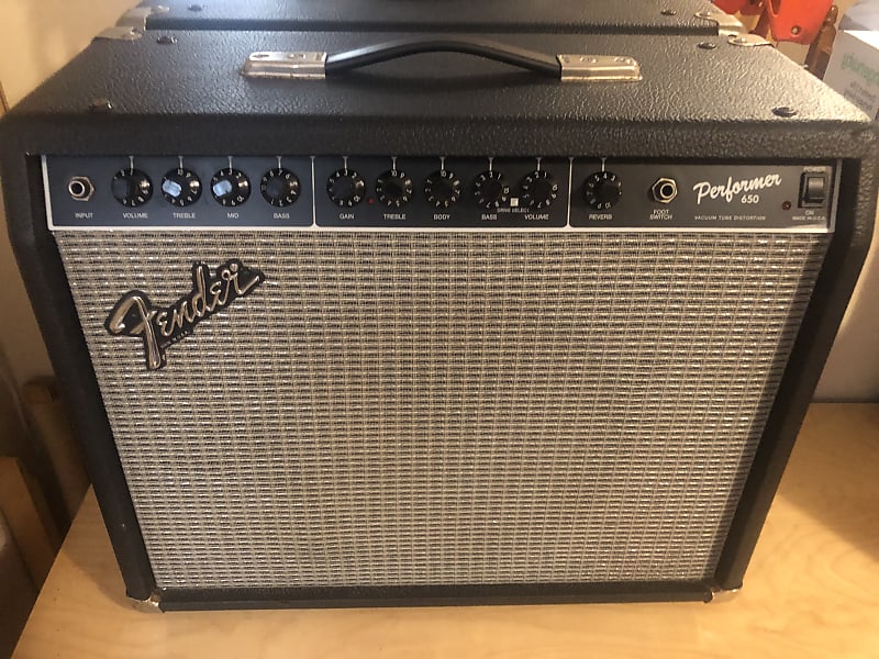 Fender Performer 650 guitar amplifier 1990s - Black | Reverb