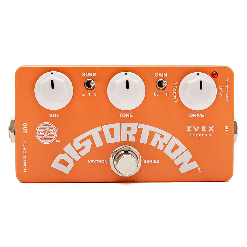 ZVEX - Distortron - Vextron Series Distortion Pedal w/ | Reverb