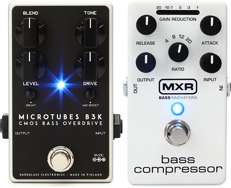 Darkglass Microtubes B3K V2 Bass Preamp Pedal Bundle with MXR | Reverb