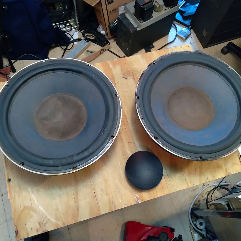 2 Jbl 12" Speakers E120 & 2220H Reconned Rubber Surround 8 | Reverb
