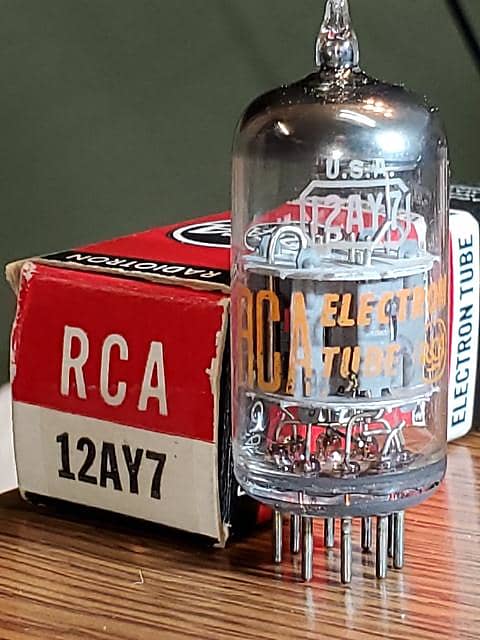 12AY7 RCA NOS/NIB Rugged Construction/Low Noise | Reverb
