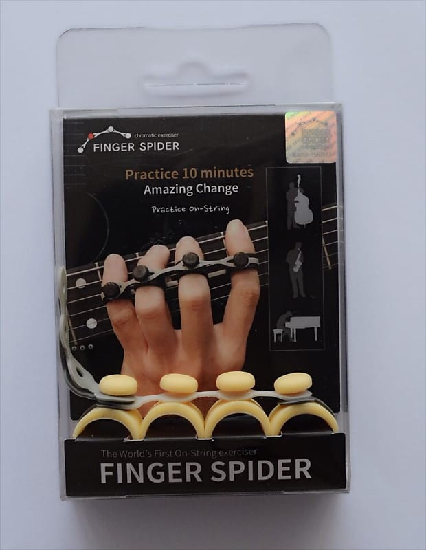 Finger Spider On-String Finger Exerciser Small / Yellow | Reverb