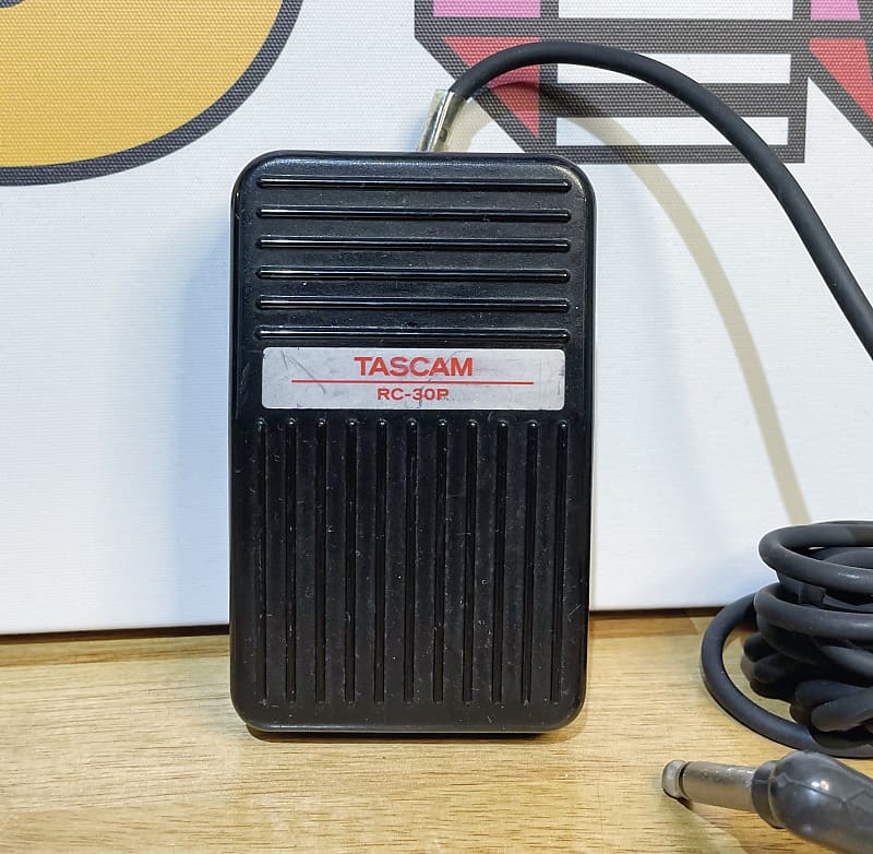 TASCAM RC-30P Vintage Punch In/Out Remote Foot Switch Pedal | Reverb