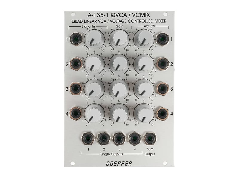 Doepfer A-135-1 Voltage Controlled Mixer / Quad VCA | Reverb Australia