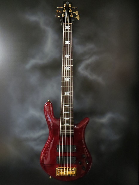 Spector Euro Six 6 string bass guitar with hard case | Reverb