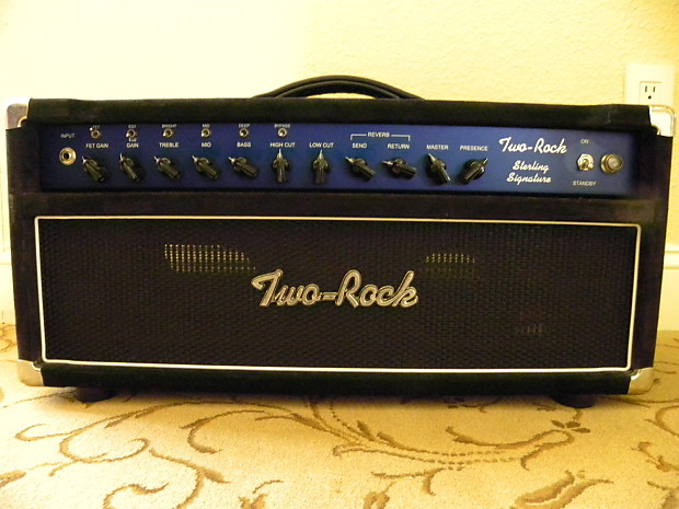 Two-Rock Sterling Signature black suede one of one! | Reverb