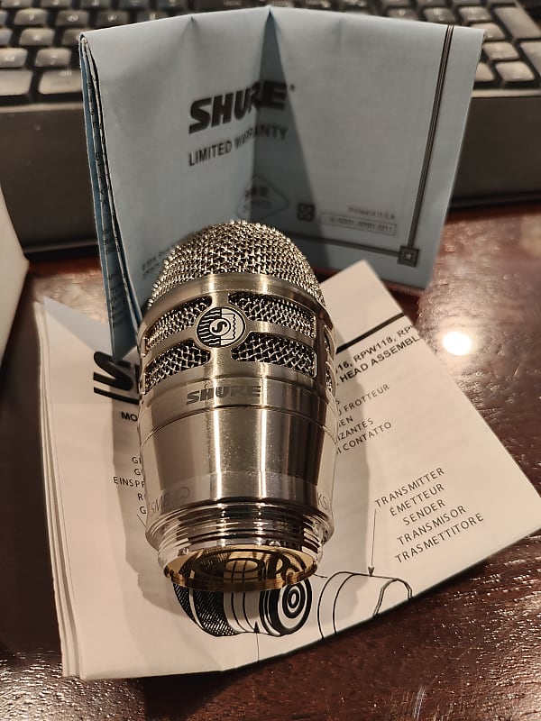 Shure RPW170 Wireless KSM8 Capsule 2022 - Present - Nickel | Reverb