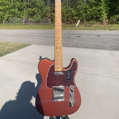 Fender Player Plus Telecaster Aged Candy Apple Red Tele, Free | Reverb
