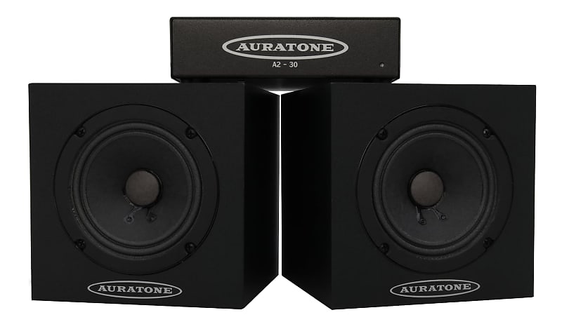 Auratone Auratone 5C Pair with A2-30 Amp Bundle 2023 - Black | Reverb