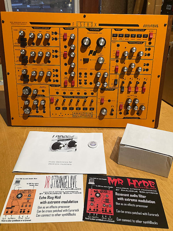 Analogue Solutions FUSEBOX semi-modular analog synthesizer - | Reverb