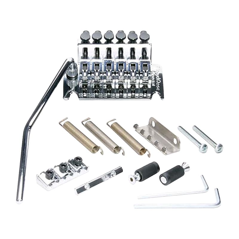 Floyd Rose Special Series Tremolo Bridge with R2 Nut Chrome | Reverb